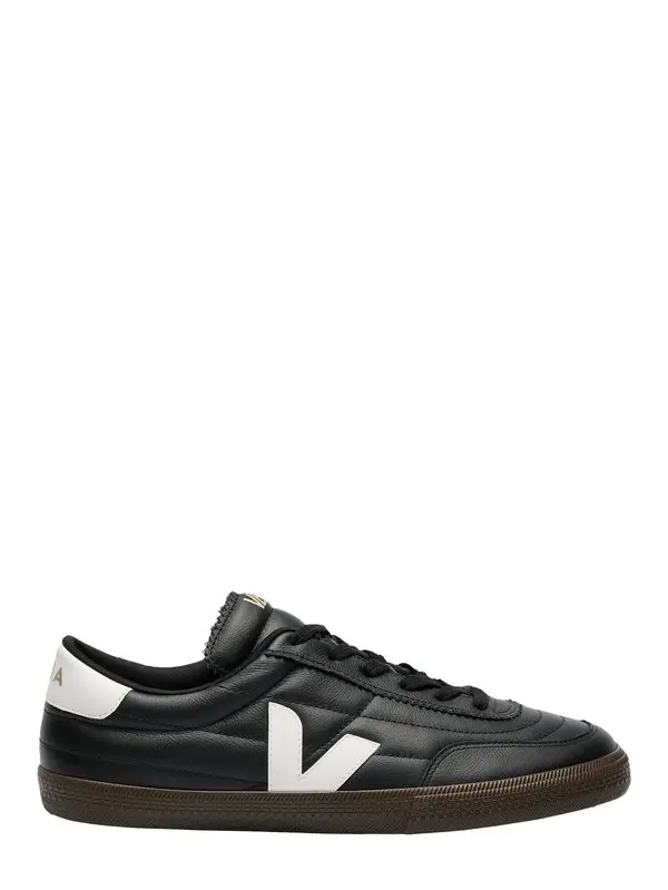 VEJA Eco-conscious Leather Sneakers - Black