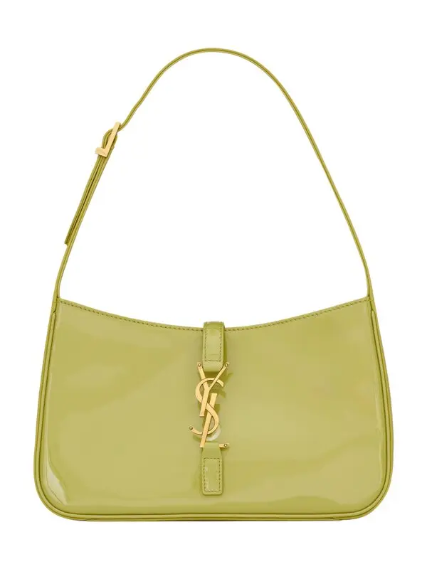 Saint Laurent Mini Shoulder Bag With Cassandre Hook Closure - Verde