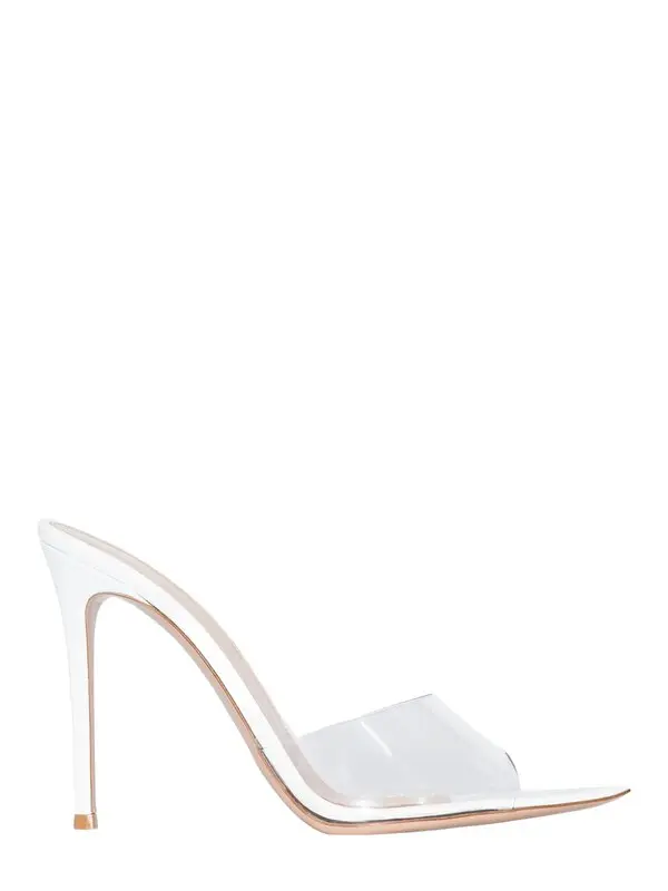 GIANVITO ROSSI Pointed-toe Stiletto Sandals - Bianco