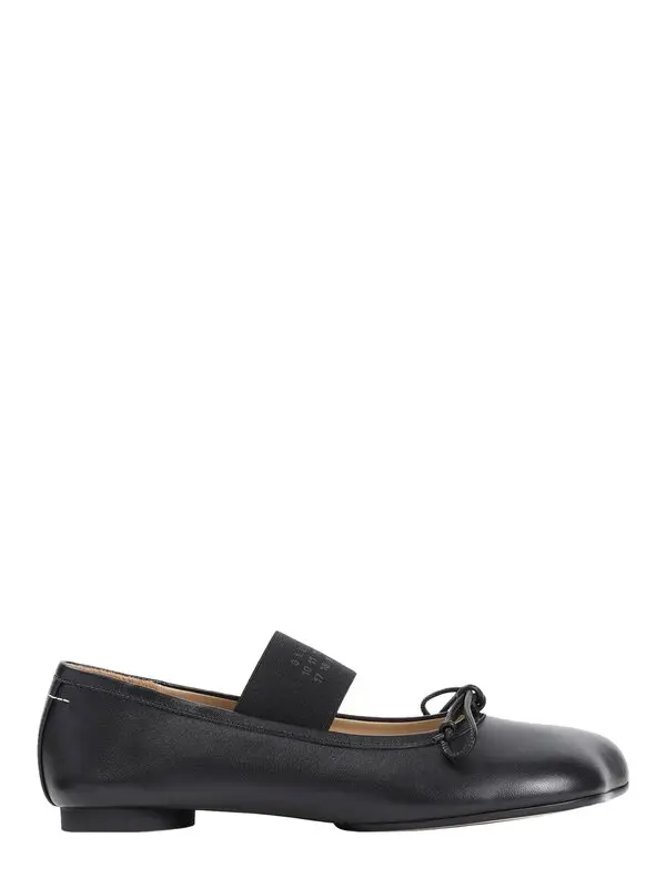 MAISON MARGIELA Ovine Leather Ballet Flats - Black