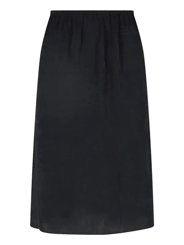MAISON MARGIELA Sculpted Draped Skirt - Black