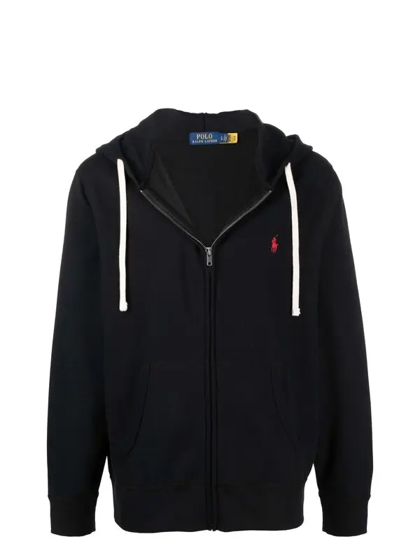 Polo Ralph Lauren Full-zip Hooded Sweatshirt - Nero