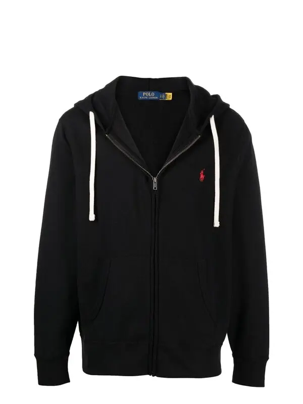 Polo Ralph Lauren Full-zip Hooded Sweatshirt - Nero