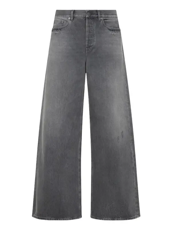 GOLDEN GOOSE Five-pocket Cotton Jeans - Grigio