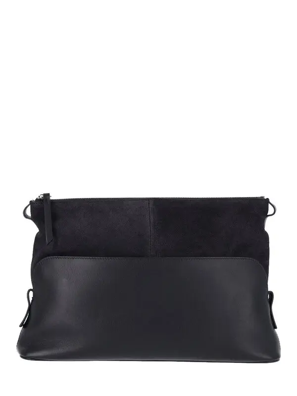 MAISON MARGIELA Mini Bovine Leather Shoulder Bag - Black