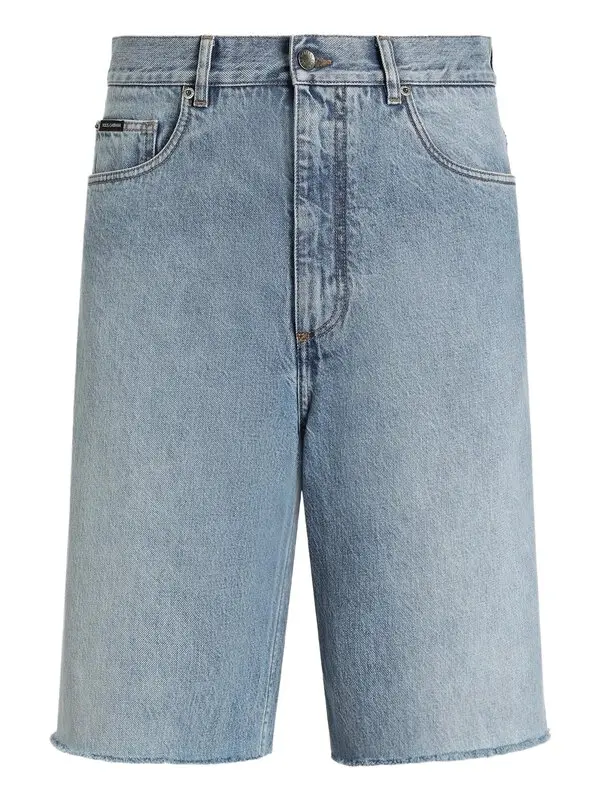 Dolce & Gabbana Cotton Five-pocket Shorts - Blu