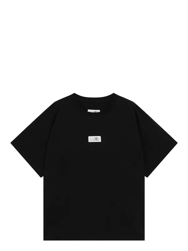 MAISON MARGIELA Mini Logo T-shirt For - Black