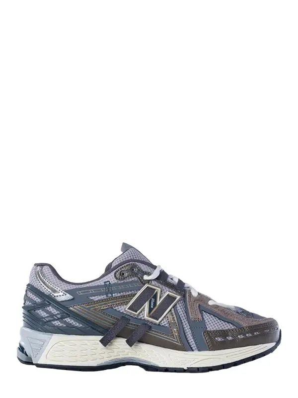 NEW BALANCE Logo Patch Lace-up Sneakers With Rubber Sole - Grigio