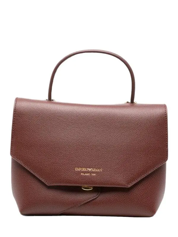 Emporio Armani Leather Handbag - Brown