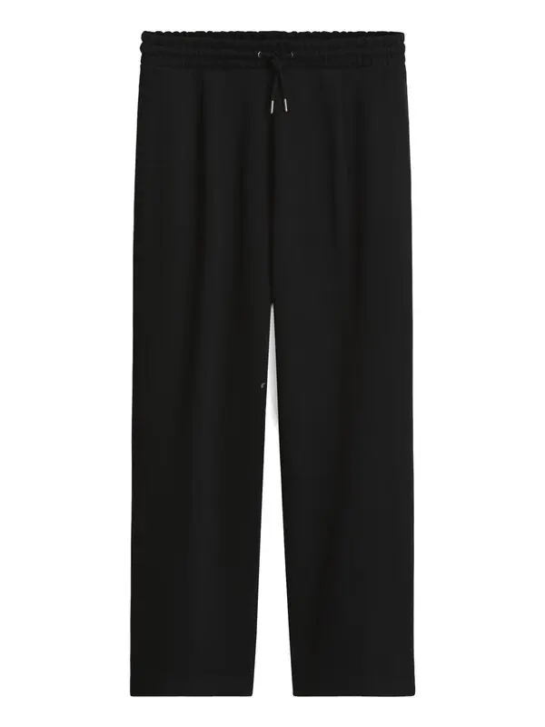 Hugo Relaxed-fit Sweatpants In Cotton Terry - Black