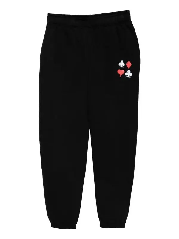 MELT Graphic-print Track Pants - Black
