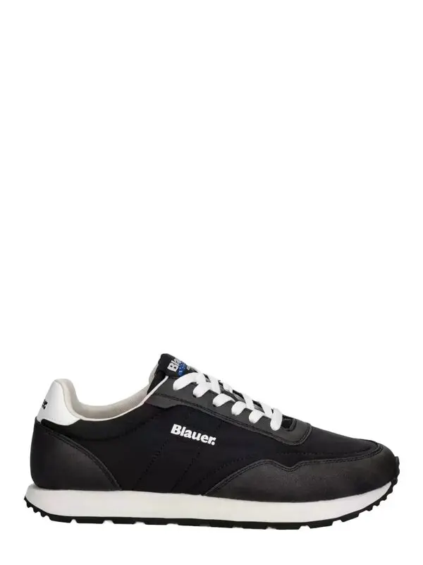 BLAUER. Falcon 01 Logo Panel Sneakers - Black