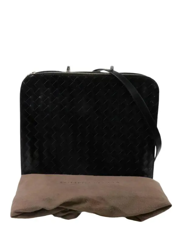Bottega Veneta Intrecciato Cassette Briefcase - Black