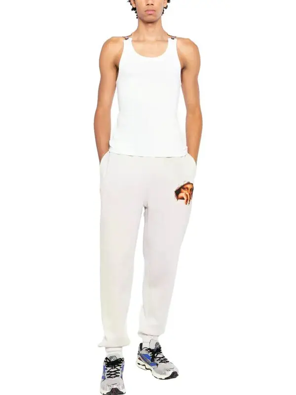 MELT Graphic-print Track Pants - Neutrals