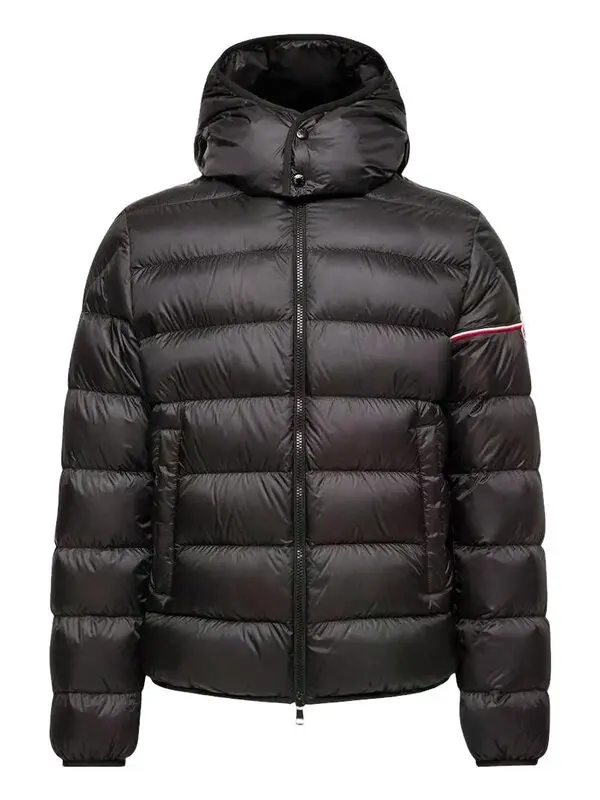 Moncler Quilted Hooded Jacket - Black