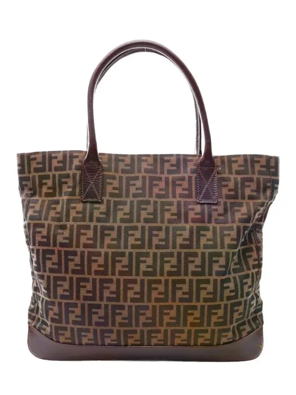Fendi Zucca Canvas Tote Bag - Neutrals