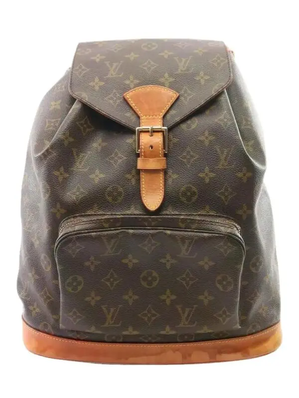 LOUIS VUITTON Montsouris Gm Monogram Backpack - Brown