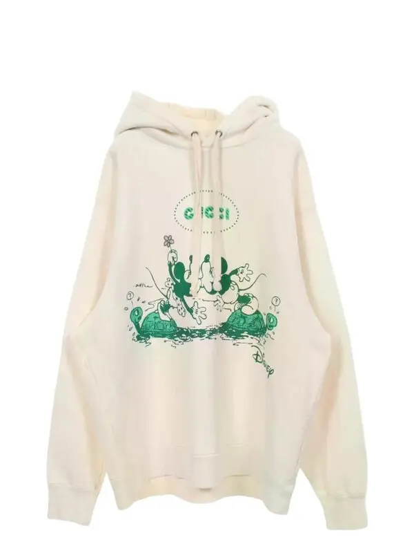 Gucci X Disney Mickey Mouse Hoodie - Neutrals