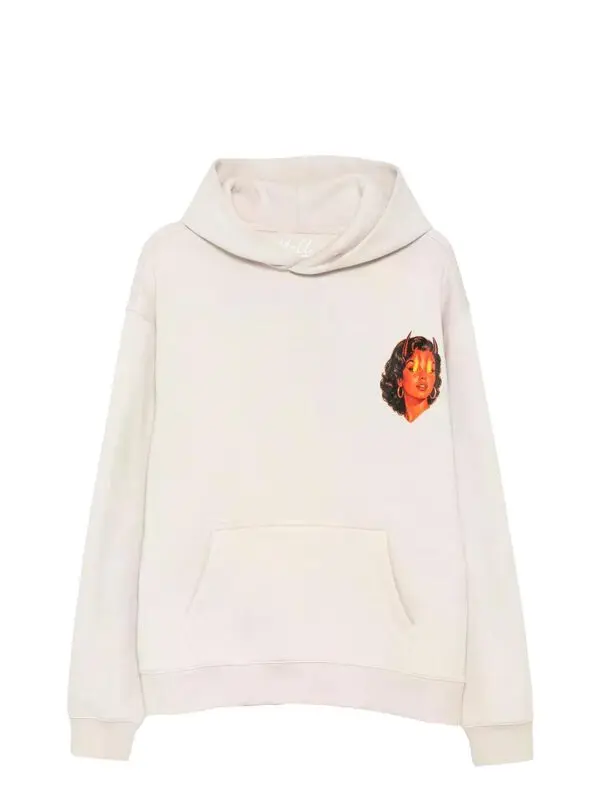 MELT Graphic Print Hoodie - Neutrals