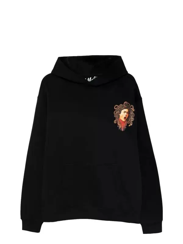MELT Graphic Print Hoodie - Black