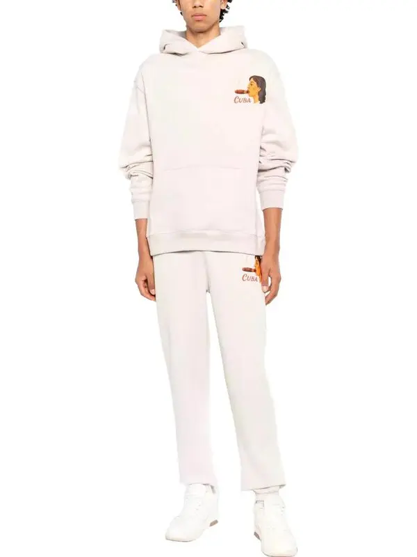 MELT Graphic Print Hoodie - Neutrals