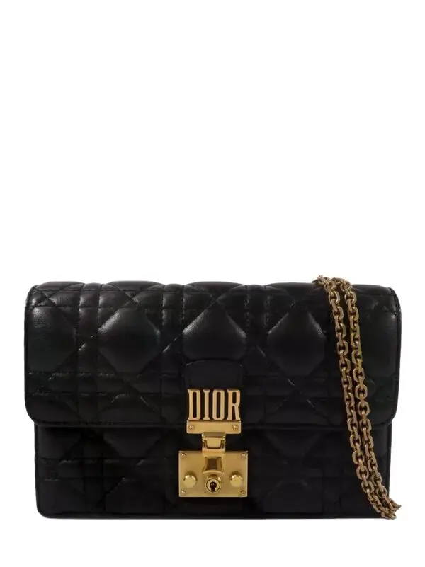 Dior Addict Cannage Cross Body Mini Bag - Black