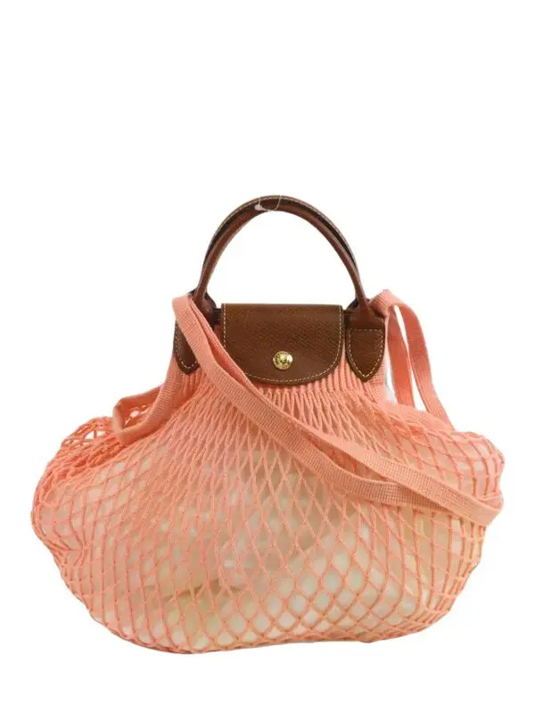 Longchamp Le Pliage Mesh Shoulder Bag - Pink