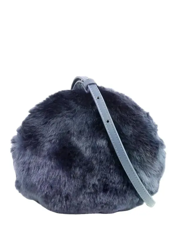 Furla Faux-fur Shoulder Bag - Blue