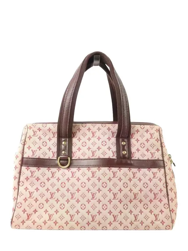 LOUIS VUITTON Gm Josephine Monogram Mini Lin Tote Bag - Pink