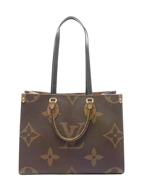 LOUIS VUITTON Monogram Canvas On-the-go Mm Tote Bag - Neutrals