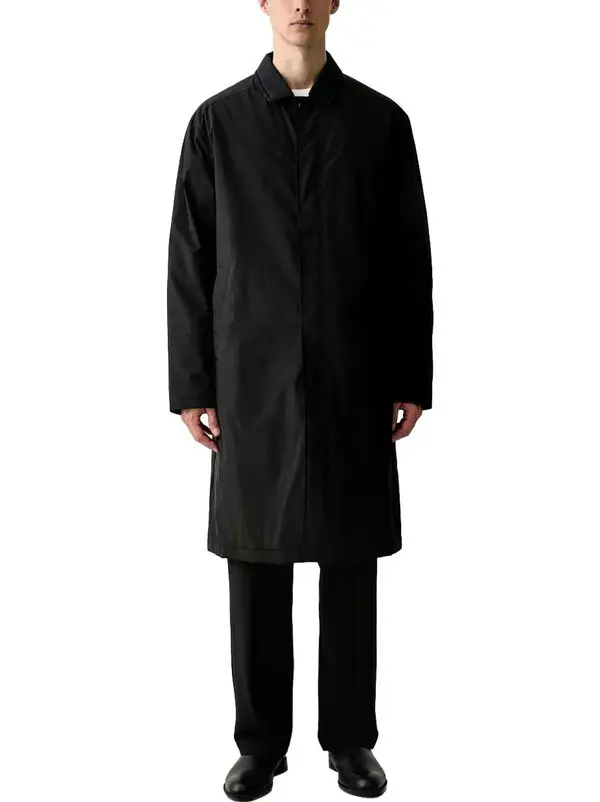LES DEUX Quilted-lining Single-breasted Coat - Black