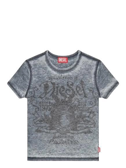 DIESEL® Graphic T-shirt - Blue/grey