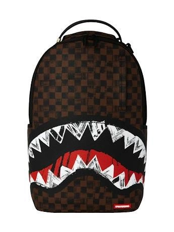 SPRAYGROUND Rough Cuts Sharks In Paris Backpack - Multicolor