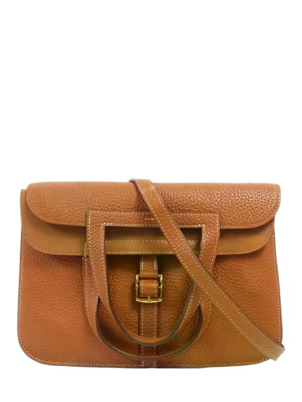 Hermès Halzan 25 Shoulder Bag - Brown