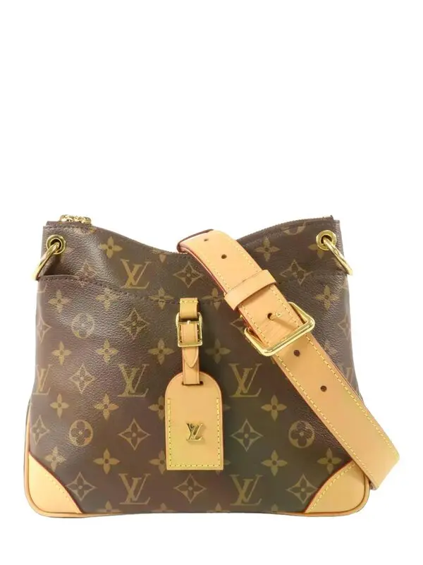 LOUIS VUITTON Monogram Pm Odeon Shoulder Bag - Brown