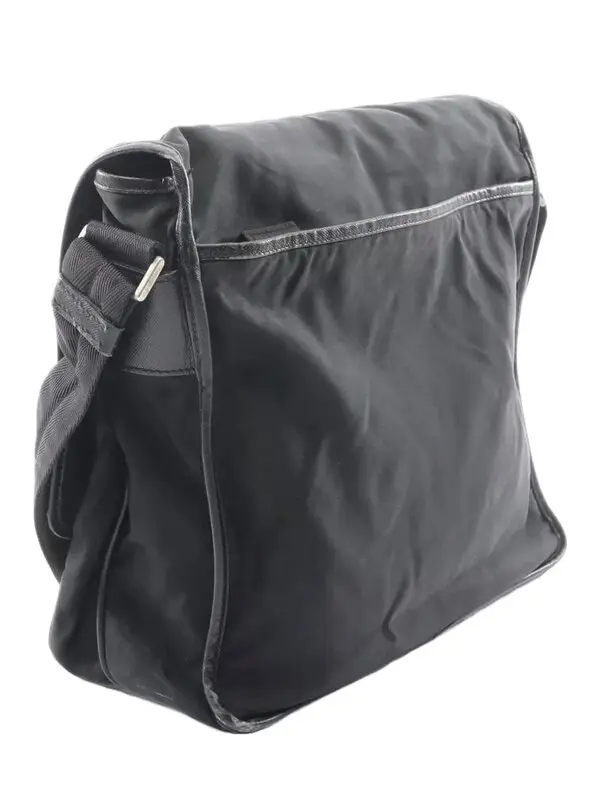 Prada 2000s Buckle-detail Shoulder Bag - Black