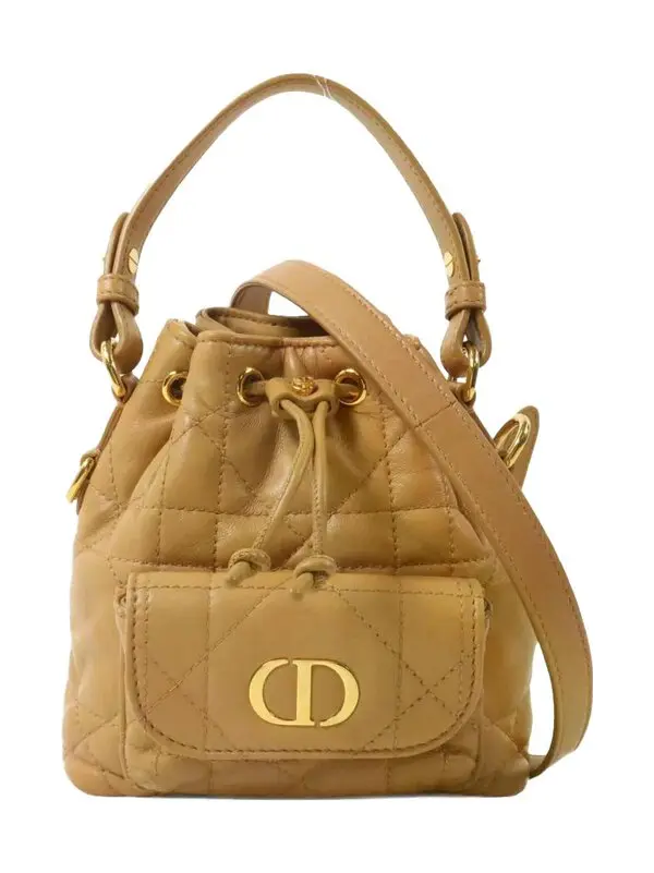Dior Nano Caro Bucket Bag - Neutrals