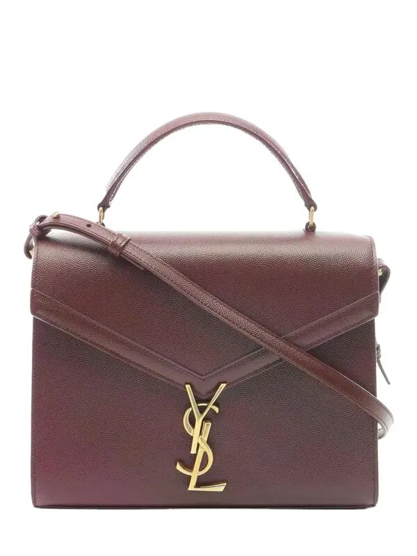Saint Laurent 2010s Cassandre Leather Handbag - Red