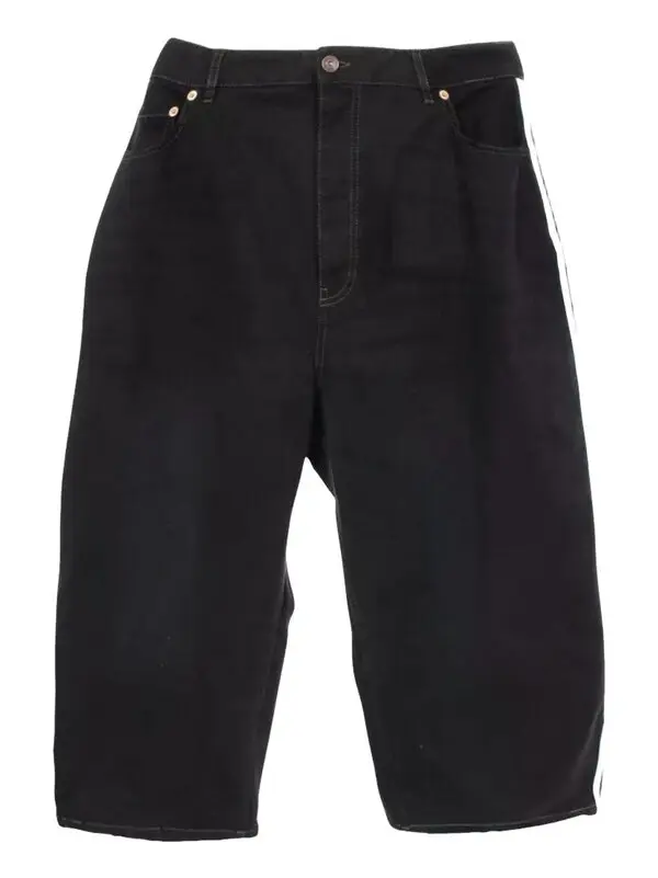 Balenciaga X Adidas Buggy Side-stripe Jeans - Black