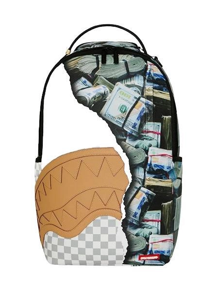 SPRAYGROUND Cream Check Full Of Cash Backpack - Multicolor
