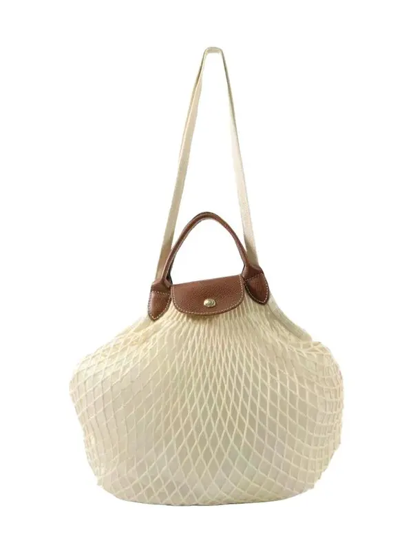 Longchamp Le Pliage Mesh Shoulder Bag - Neutrals
