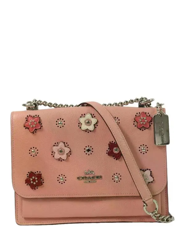 COACH VINTAGE Klare Floral Shoulder Bag - Pink