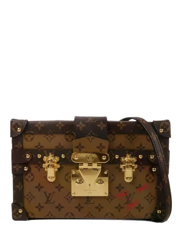 LOUIS VUITTON Petite Malle Shoulder Bag - Brown