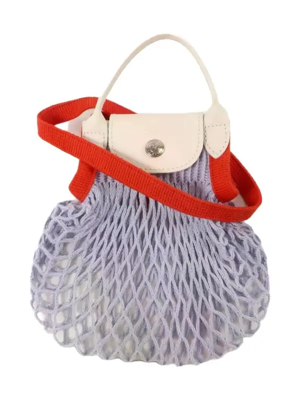 Longchamp Le Pliage Filet Mesh Tote Bag - Blue