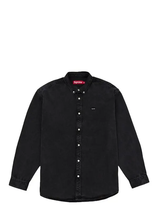 Supreme Small Box Denim Shirt - Black