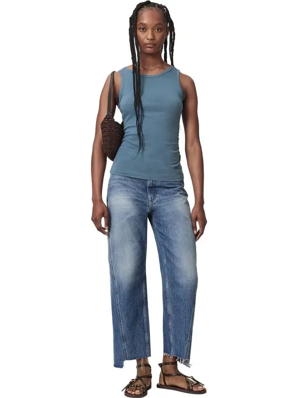 ALLSAINTS Fox Loose Fit Denim Jeans - Blue