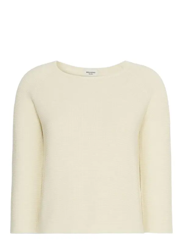 Max Mara Cotton Yarn Sweater - Ecru