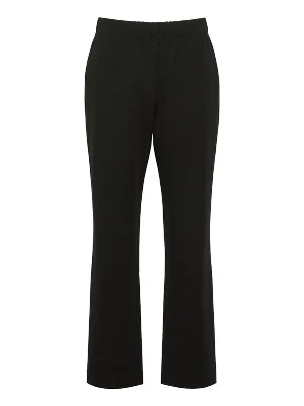 Max Mara Milano-knit Jersey Trousers - Black