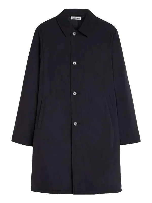 JIL SANDER Button-front Coat - Blue