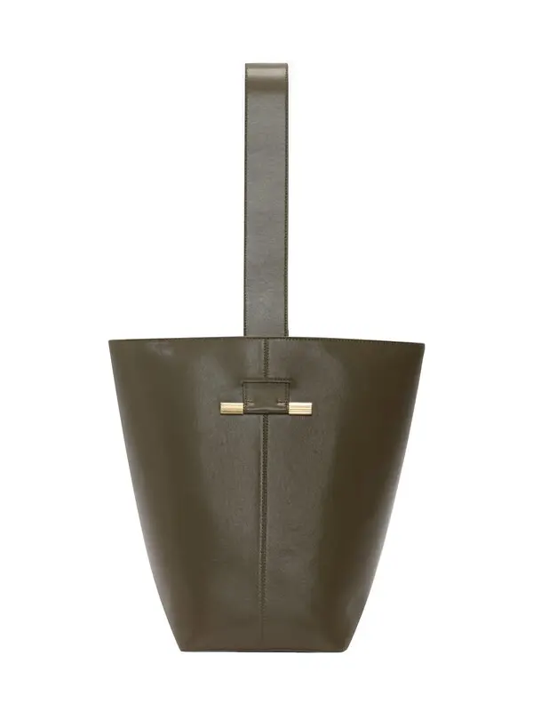 Victoria Beckham Dia Bucket Bag - Khaki